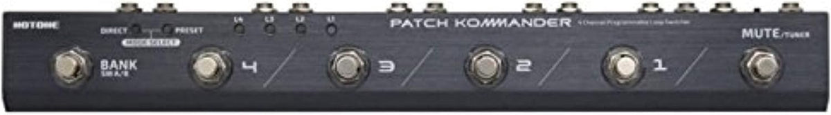 Hotone Patch Kommander 4-Channel Programmable Effects Loop Switcher (F – MAGMA STRINGS