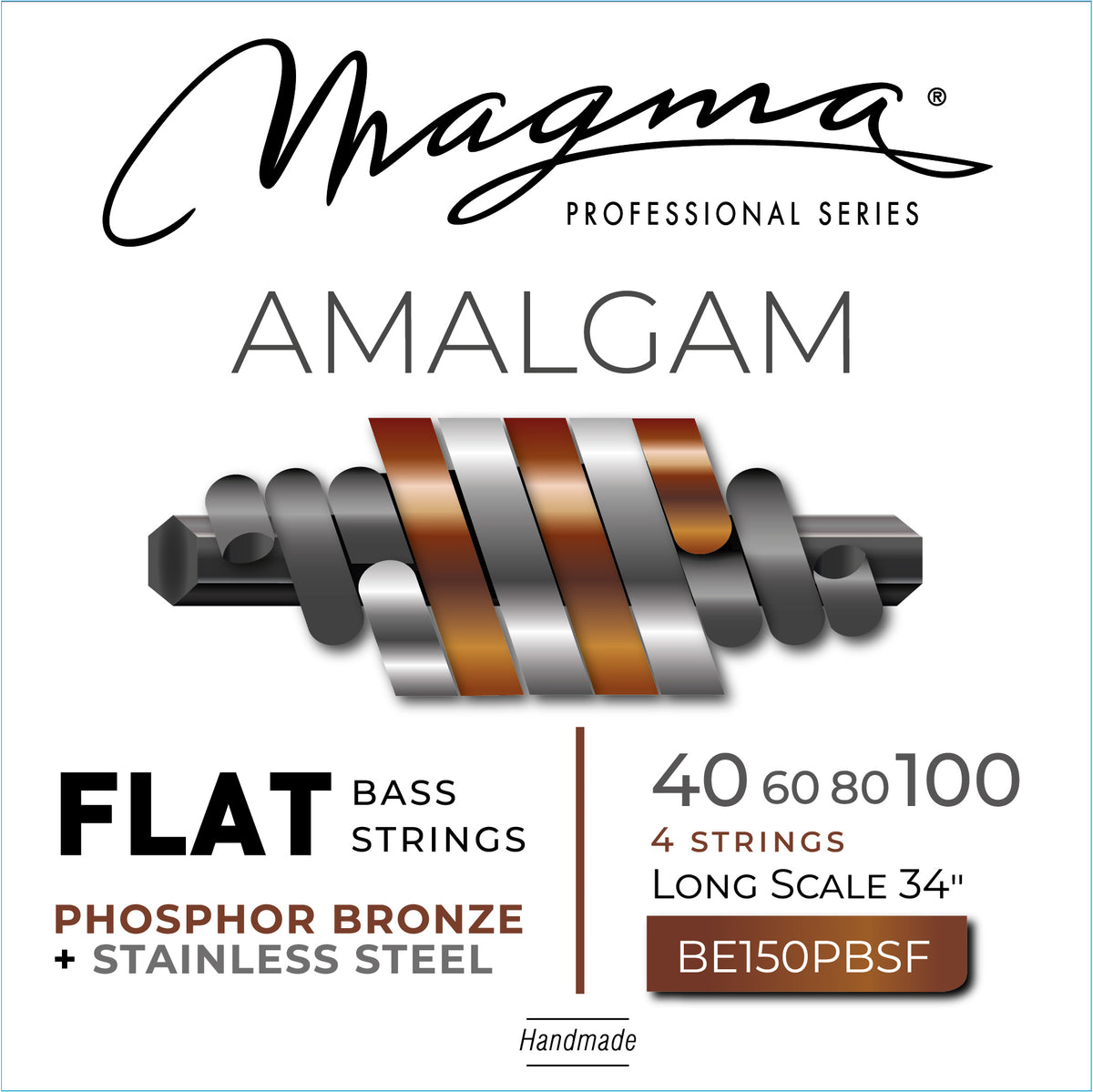 Magma Electric Bass Strings Light - AMALGAM Phosphor Bronze/Stainless ...
